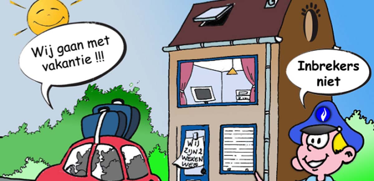 Vakantietijd, dus tijd voor inbraakpreventie! – Slaponline