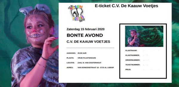 Twee kaartjes voor Bonte Avond zaterdag over… (binnen enkele minuten opgelost) – Slaponline