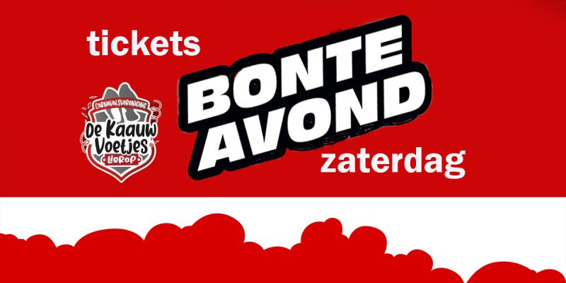 Extra kaarten beschikbaar gekomen voor de zaterdag van de Bonte Avond! – Slaponline