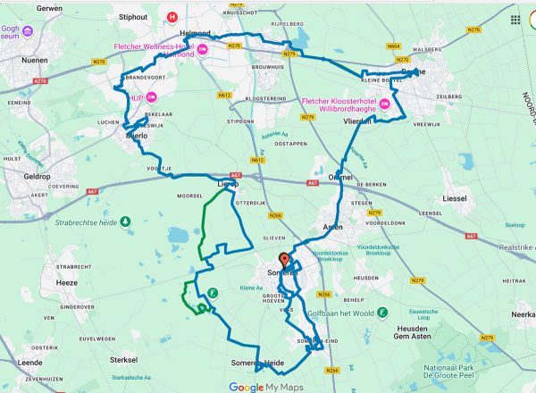 Route 61e Kennedymars door Lierop én meer… – Slaponline